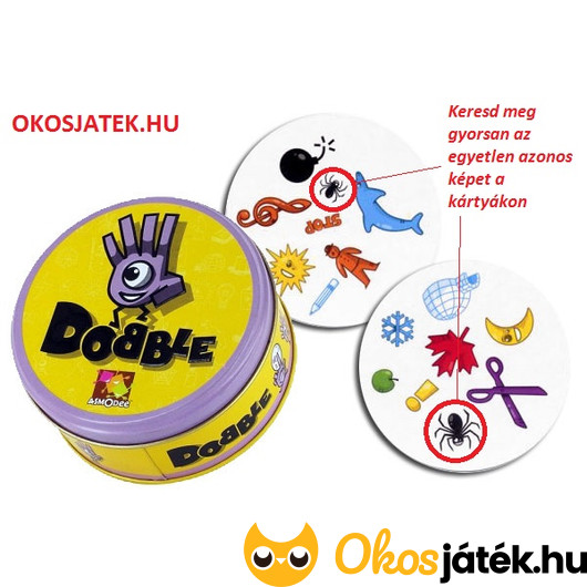 Dobble, a megfigyelős gyorsasági party játék